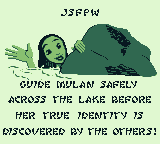 Screenshot of Disney's Mulan (Game Boy, 1998) - MobyGames