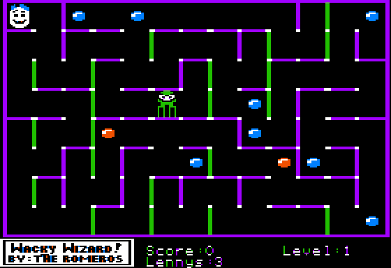 Screenshot of Wacky Wizard (Apple II, 1987) - MobyGames