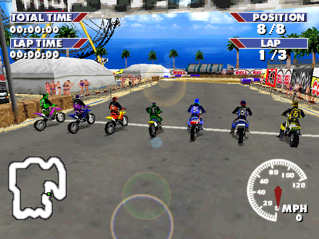 Screenshot of Championship Motocross Featuring Ricky Carmichael ...