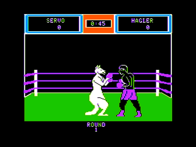 Screenshot of Sierra Championship Boxing (Apple II, 1985) - MobyGames