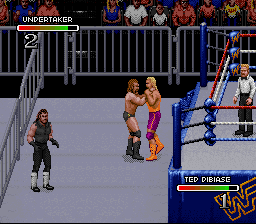 Screenshot of WWF Royal Rumble (SNES, 1993) - MobyGames