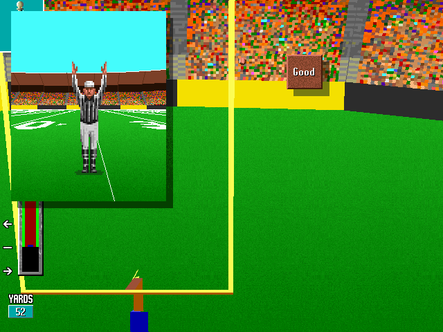 Screenshot of Unnecessary Roughness (DOS, 1993) - MobyGames