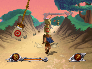 Screenshot of Disney's Hercules (PlayStation, 1997) - MobyGames