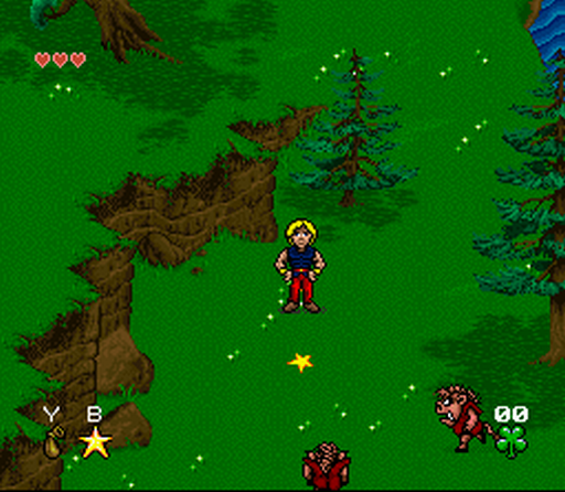 Screenshot of Young Merlin (SNES, 1993) - MobyGames