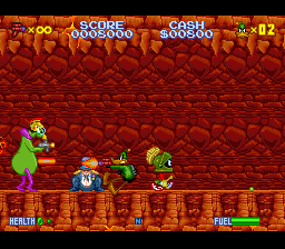 Screenshot of Daffy Duck: The Marvin Missions (SNES, 1993) - MobyGames