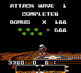 Screenshot of Dropzone (Game Gear, 1984) - MobyGames