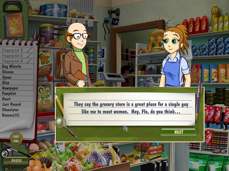 Screenshot of DinerTown Detective Agency (Windows, 2009) - MobyGames