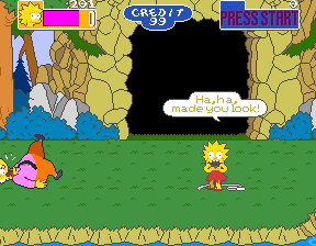 Screenshot of The Simpsons (Arcade, 1991) - MobyGames