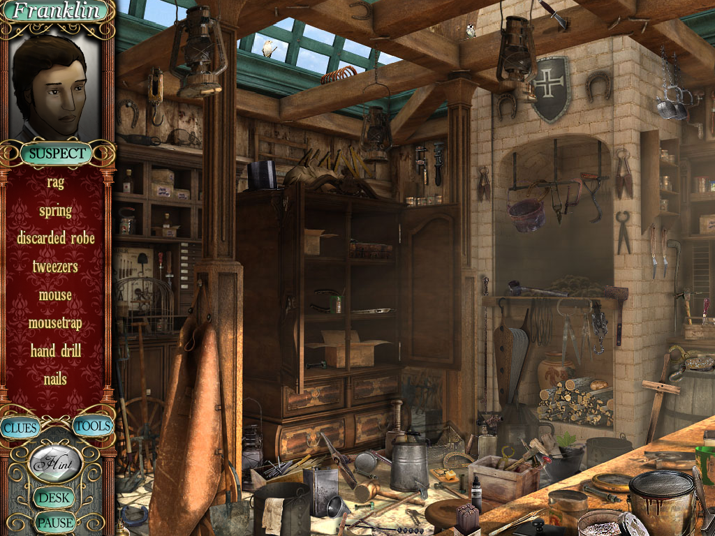 Screenshot of Mystery Masterpiece: The Moonstone (Windows, 2009) - MobyGames