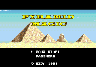 Pyramid Magic (1991) - MobyGames