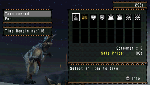 Screenshot of Monster Hunter: Freedom 2 (PSP, 2007) - MobyGames