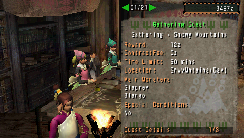 Screenshot of Monster Hunter: Freedom 2 (PSP, 2007) - MobyGames