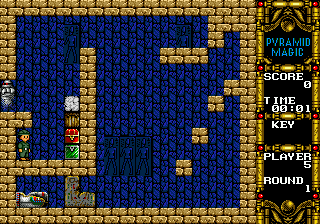 Screenshot of Pyramid Magic II (Genesis, 1991) - MobyGames