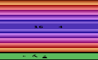 Screenshot of SwordQuest: EarthWorld (Atari 2600, 1982) - MobyGames