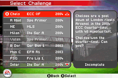 Screenshot of FIFA Soccer 2005 (Game Boy Advance, 2004) - MobyGames