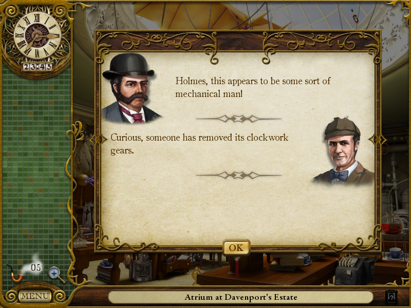 Screenshot of The Lost Cases of 221B Baker St. (Windows, 2010) - MobyGames
