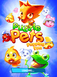 Screenshot of Puzzle Pets: Popping Fun (J2ME, 2014) - MobyGames