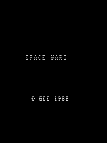 Screenshot of Space Wars (Vectrex, 1977) - MobyGames