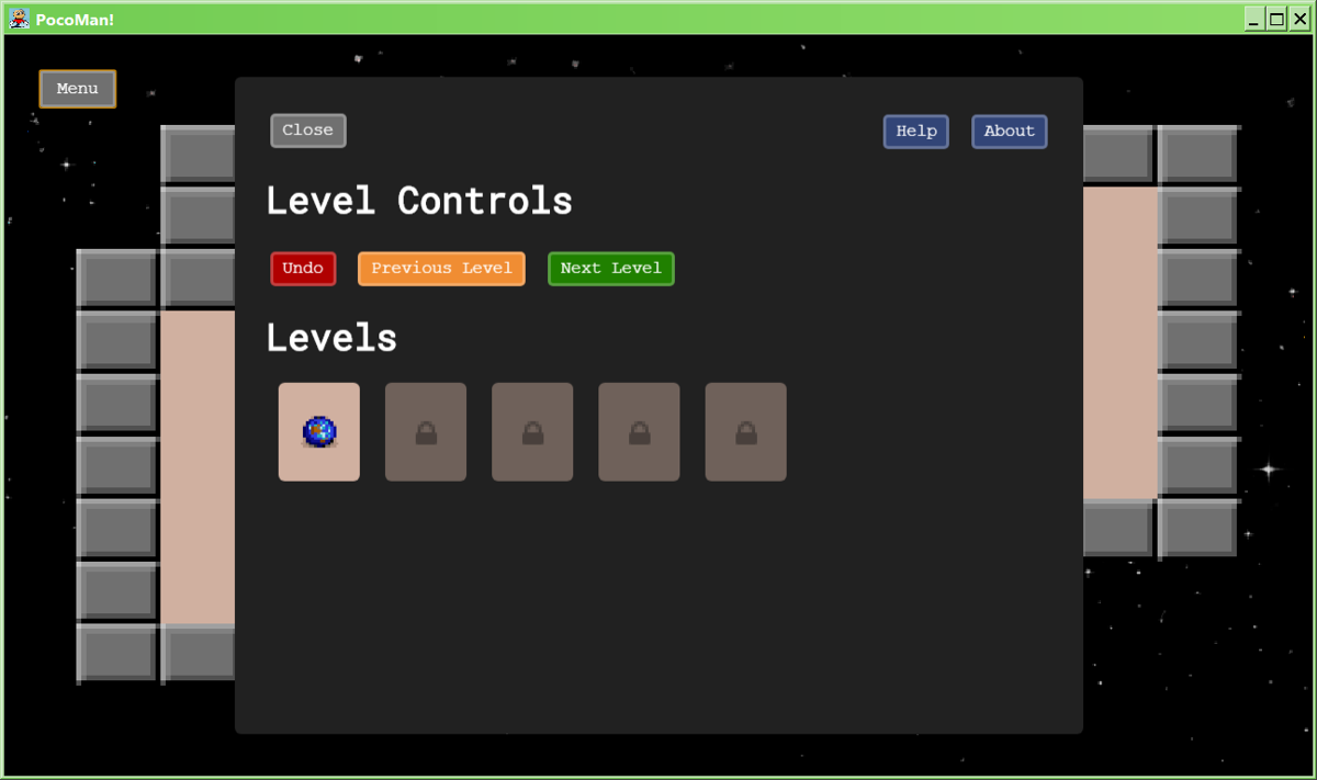Screenshot of PocoMan! (Windows, 1989) - MobyGames