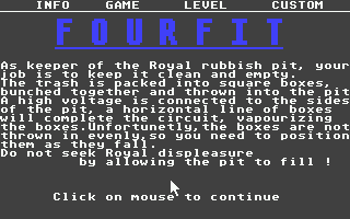 Fourfit (1989) - MobyGames