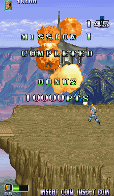 Screenshot of Mercs (Arcade, 1990) - MobyGames