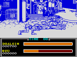 Screenshot of Street Fighter II: The World Warrior (ZX Spectrum, 1991) - MobyGames