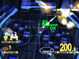 Screenshot of Shooter: Starfighter Sanvein (PlayStation, 2000) - MobyGames