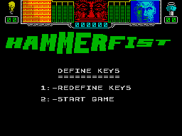 Screenshot of Hammerfist (ZX Spectrum, 1990) - MobyGames