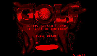 Screenshot of Golf (Virtual Boy, 1995) - MobyGames