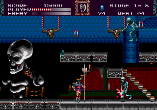 Screenshot of Castlevania: Bloodlines (Genesis, 1994) - MobyGames