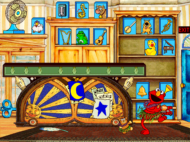 Screenshot of Sesame Street: Elmo's Preschool (Windows, 1997) - MobyGames