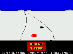 Screenshot of Enduro (ZX Spectrum, 1983) - MobyGames