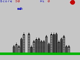 Screenshot of Ground Force Zero (ZX Spectrum, 1982) - MobyGames