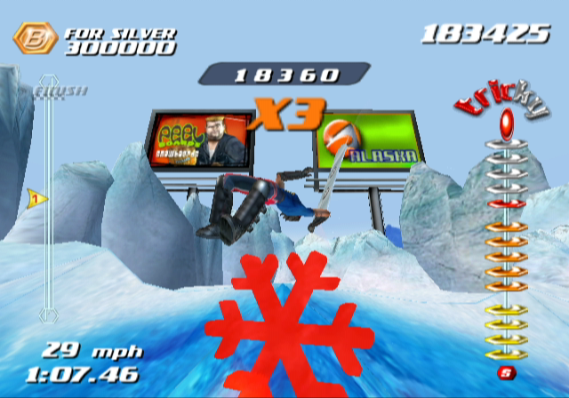 Screenshot of SSX Tricky (GameCube, 2001) - MobyGames