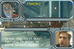 Screenshot of Wing Commander: Prophecy (Game Boy Advance, 1997) - MobyGames