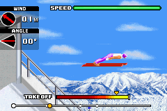 Screenshot of ESPN International Winter Sports 2002 (Game Boy Advance, 2002) - MobyGames