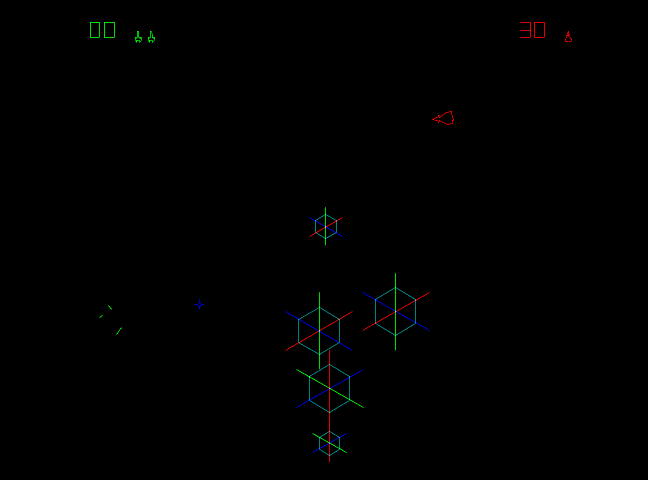 Screenshot of Space Duel (Arcade, 1982) - MobyGames