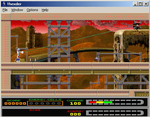 Screenshot of Thexder (Windows, 1995) - MobyGames