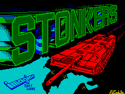 Screenshot of Stonkers (ZX Spectrum, 1984) - MobyGames