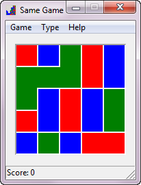 Screenshot of Same Game (Windows, 2005) - MobyGames