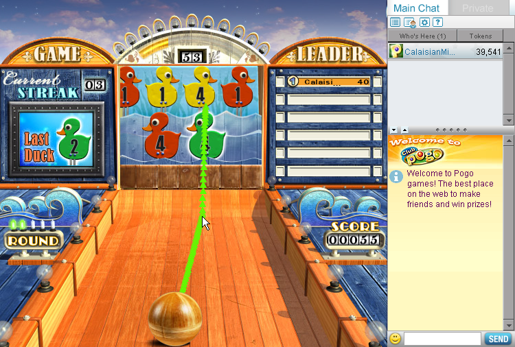 Screenshot of Boardwalk Sea Ball (Browser, 2009) - MobyGames