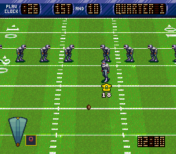 Screenshot of NFL Quarterback Club (SNES, 1994) - MobyGames