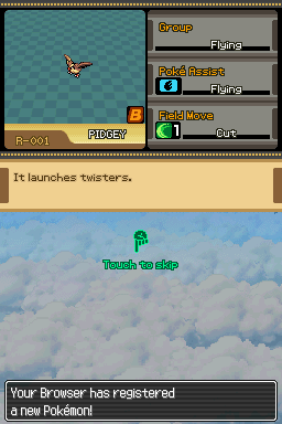 Screenshot of Pokémon Ranger: Guardian Signs (Nintendo DS, 2010 ...