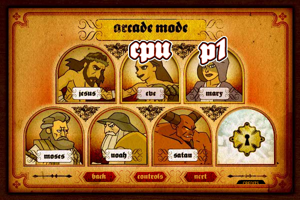 Screenshot of Bible Fight (Browser, 2007) - MobyGames