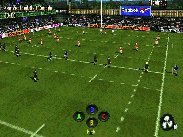 Screenshot of Jonah Lomu Rugby (PlayStation, 1997) - MobyGames