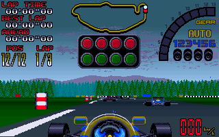 Screenshot of Nigel Mansell's World Championship Racing (Amiga CD32 ...