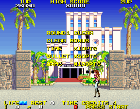 Screenshot of Rolling Thunder 2 (Arcade, 1991) - MobyGames