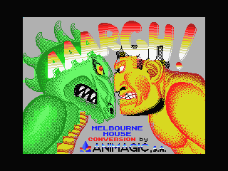 Screenshot of AAARGH! (MSX, 1987) - MobyGames