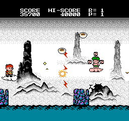 Screenshot of Cloud Master (NES, 1988) - MobyGames