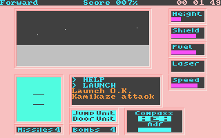 Screenshot of Space School Simulator: The Academy (Atari ST, 1986 ...